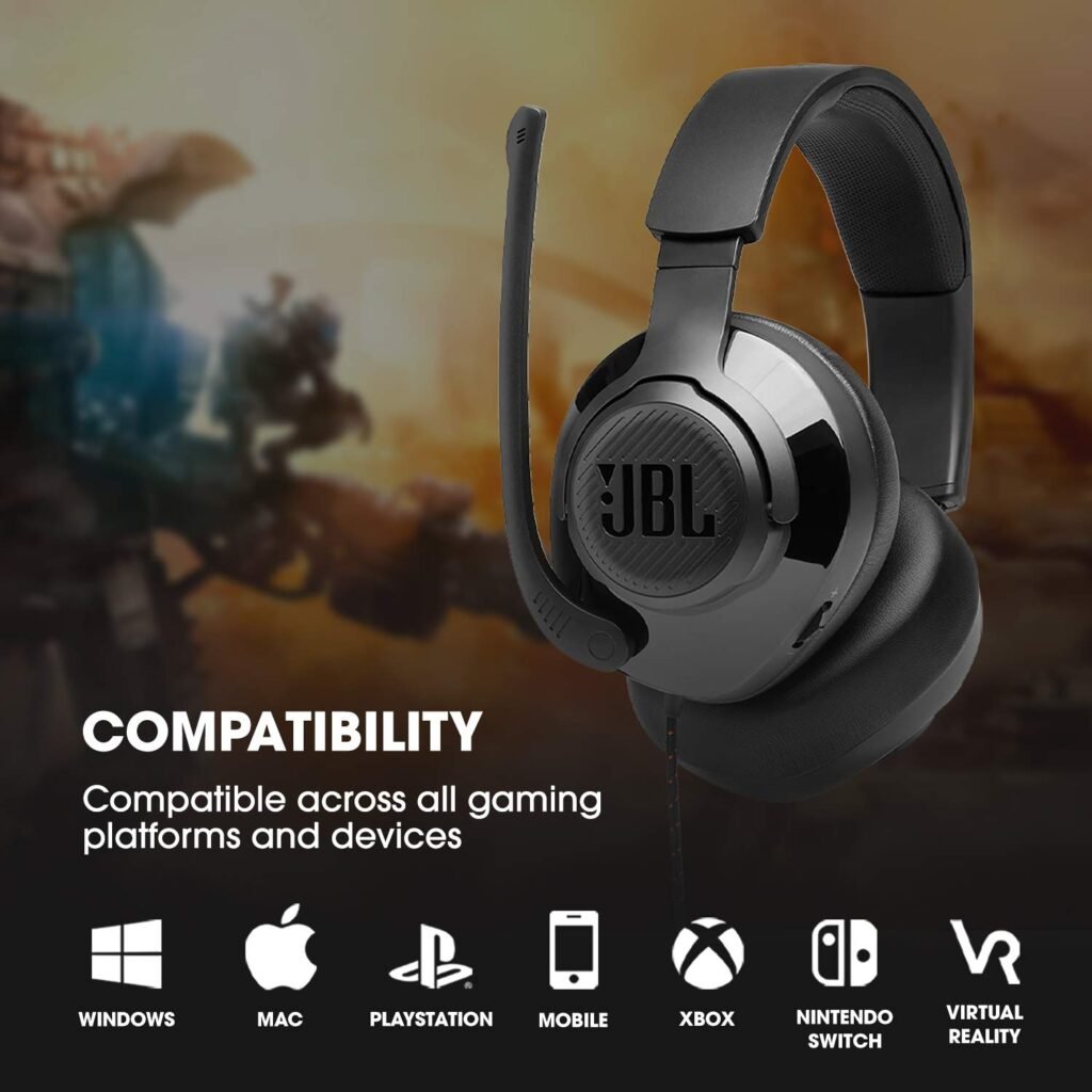 JBL Quantum 200 Wired Gaming Headphones | Computer Solution