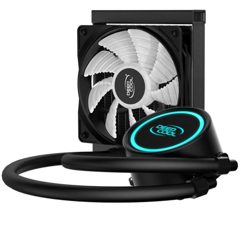 Deepcool Gammax L120T Blue CPU Liquid Cooler for Intel (LGA2066/2011-v3 ...