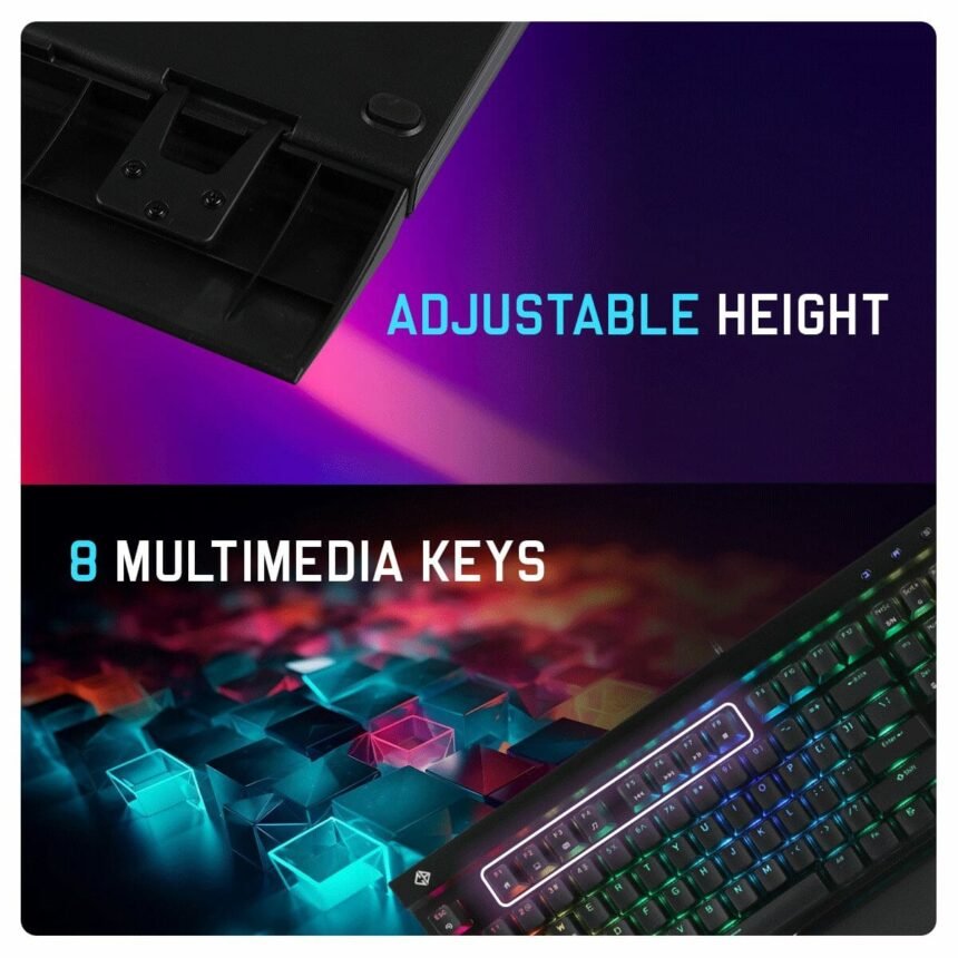 Cosmic Byte Black Eye Pro CB-GK-29 Mechanical Keyboard | Computer Solution